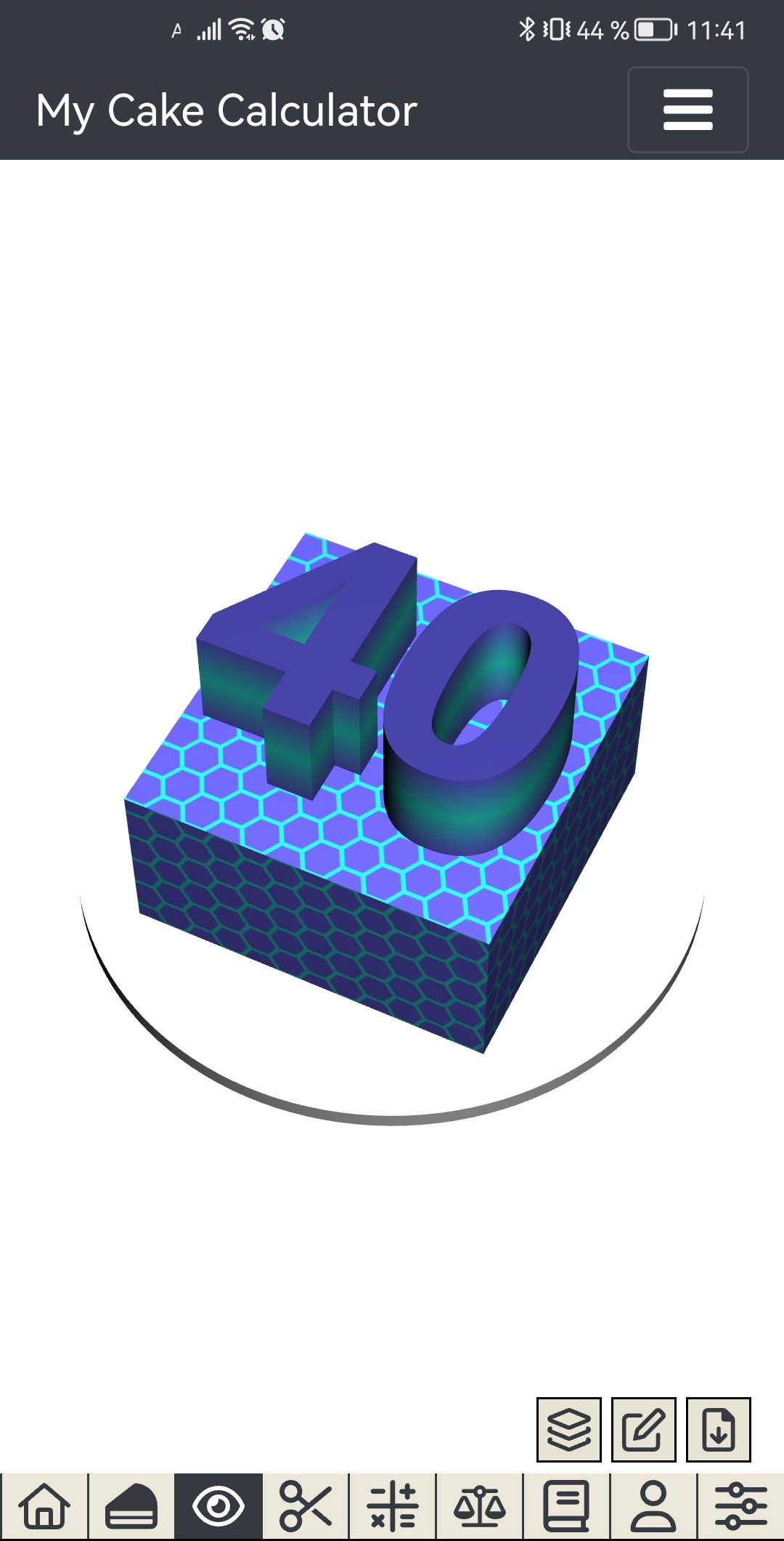 My Cake Calculator – L'application la plus complète pour les Cake Designers